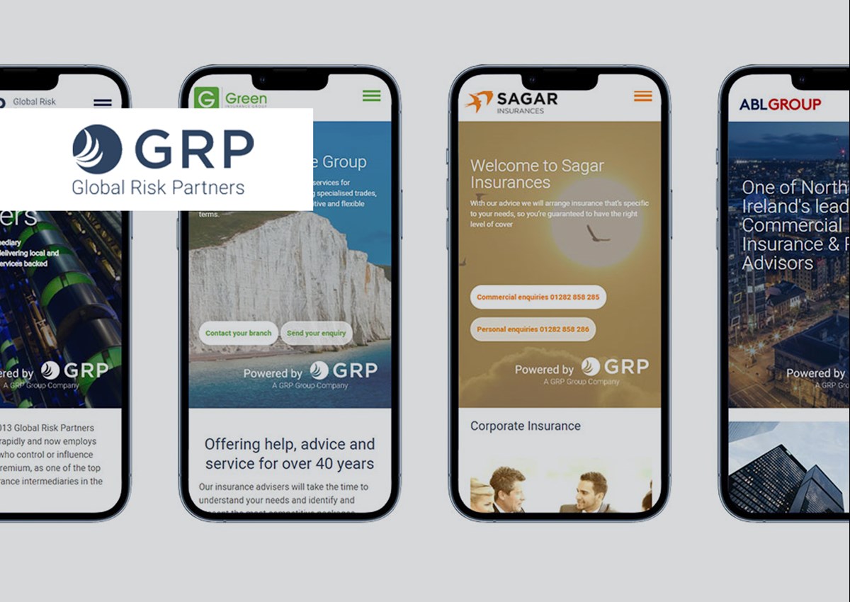 Global multi-site web replatform for GRP | Pancentric Digital